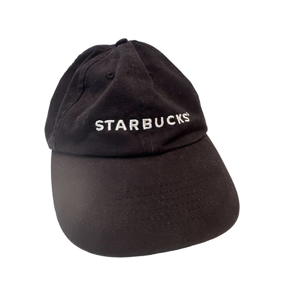 Starbucks | Accessories | Exclusive Starbucks Black Cap Hat Adjustable ...